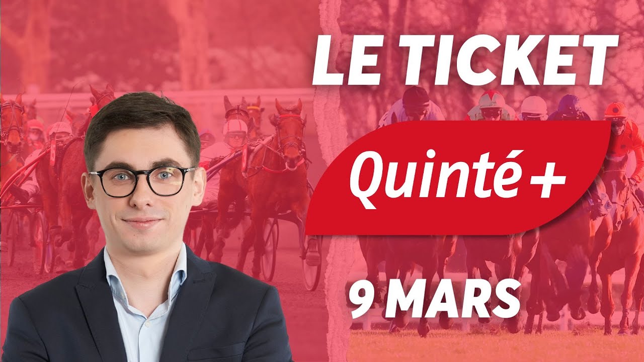 PRONOSTICS QUINTÉJEUDI 9 MARS - SAINT-CLOUD