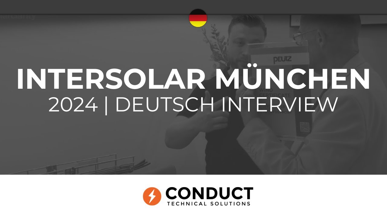 Conduct at the Intersolar München 2024 | Duits Interview