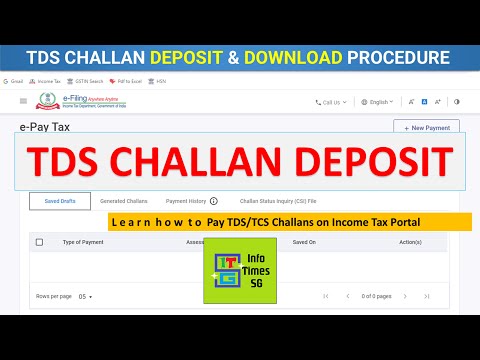TDS Challan Deposit Procedure on Income Tax Portal | Learn how to Pay TDS/TCS Challans Online