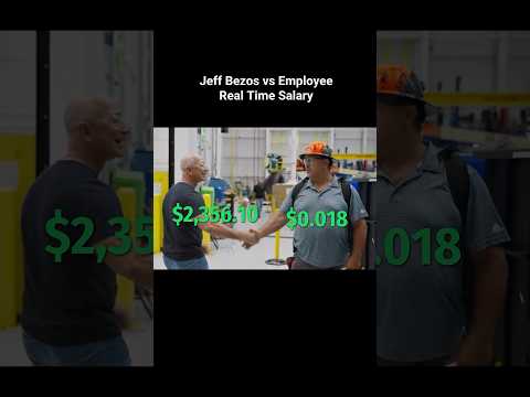 Jeff Bezos vs Employee Real Time Salary
