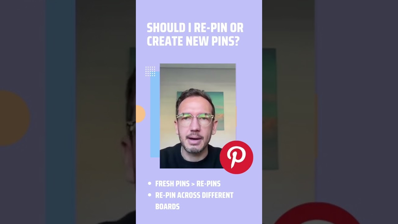 Should I re-pin my Pinterest pins or create new pins? #shorts