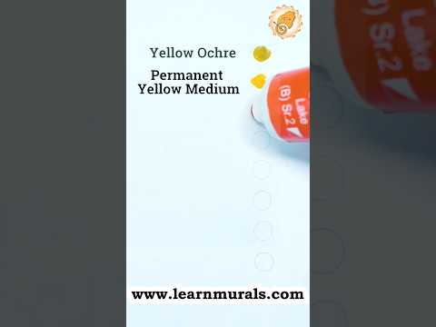 Acrylic colours I use in my Kerala mural painting | Learn Murals