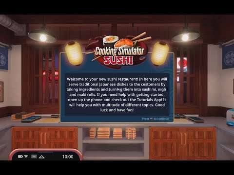 Steam Community :: Video :: Cooking Simulator: Sushi - Getting Started