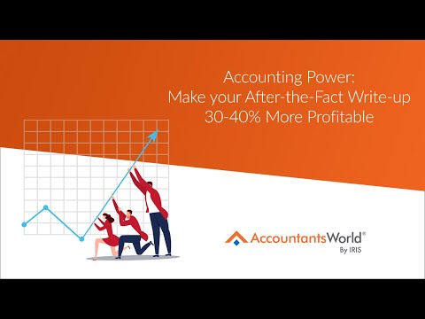 Make your after-the-fact write-up 30-40% more profitable