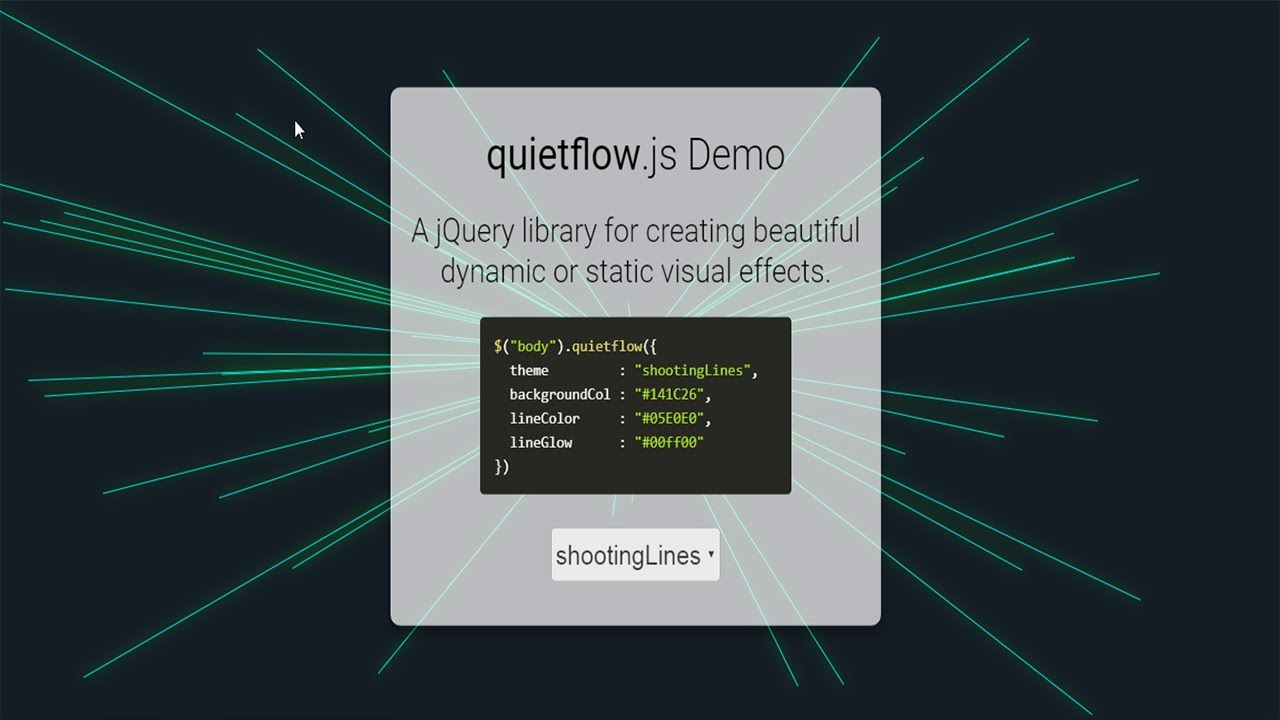 JQuery Animation Effect | Cool Visual Effect With JQuery Plugin