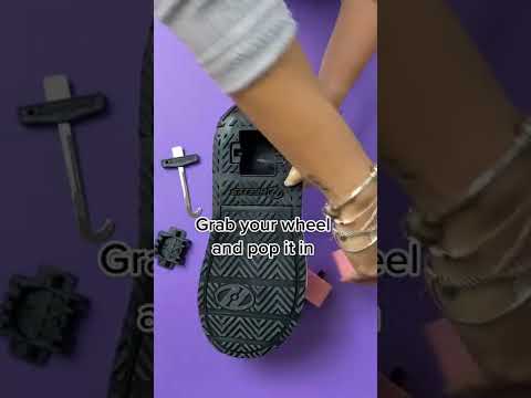 How to pop your Heelys wheels in and out