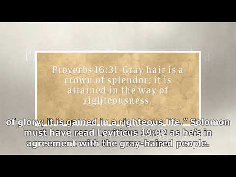 Top 7 Bible Verses About Gray Hair