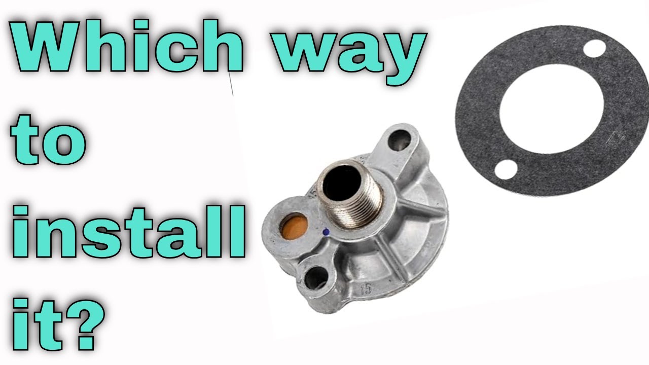 Small Block Chevy oil filter housing adapter install