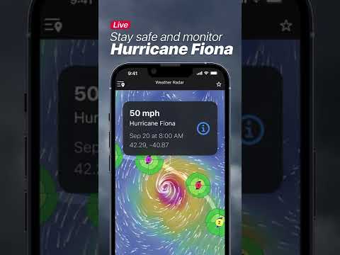 The NOAA Weather Radar & Alerts App - Fiona
