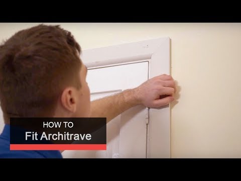How to fit architrave with Wickes