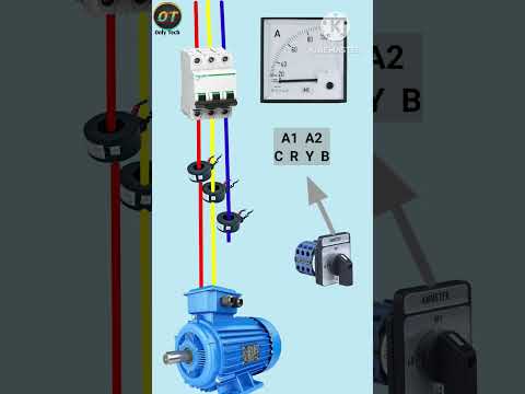 CT Ammeter Connection | #ct #ammeter #electrical #currenttransformer #interview