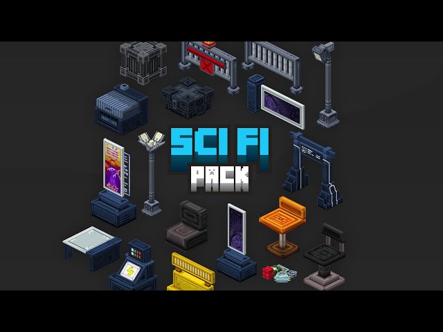 Sci-Fi Decoration Pack Minecraft Texture Pack