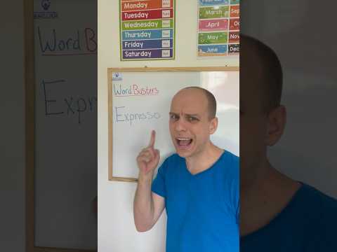 Expresso is NOT a word!