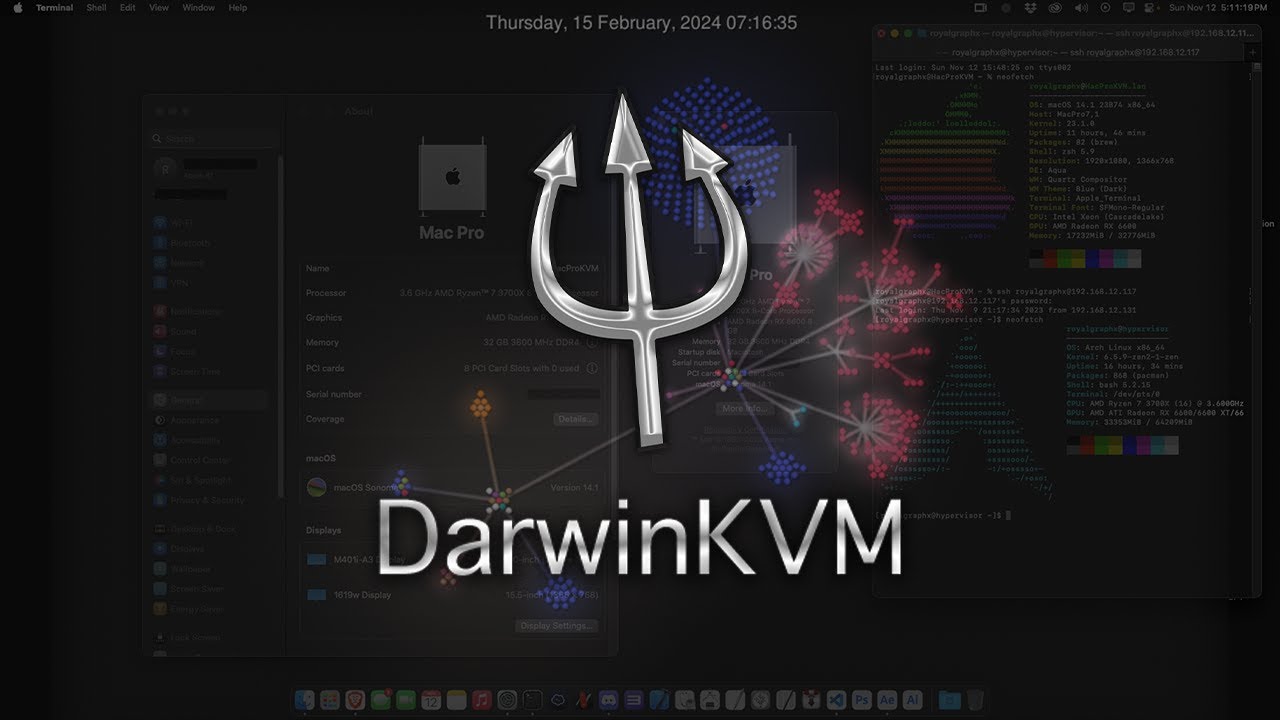 DarwinKVM Gource Visualization
