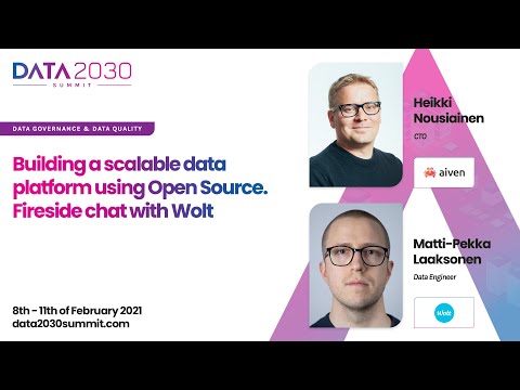 Building a scalable data platform using Open Source – Heikki Nousiainen & Matti-Pekka Laaksonen