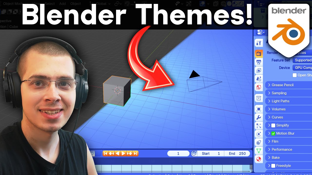Reviewing Blender Themes!