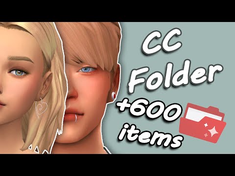 Female & Male CC Folder Maxis Match Clothes Hairs Shoes Acc.. The Sims 4