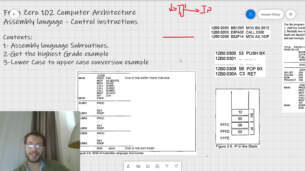 38   Assembly Instructions    Assembly Language subroutines