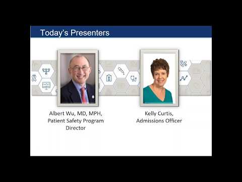 February 2019 MAS in Patient Safety Healthcare Quality Virtual Open House