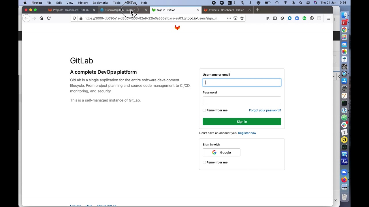 Getting started with GitPod / GDK
