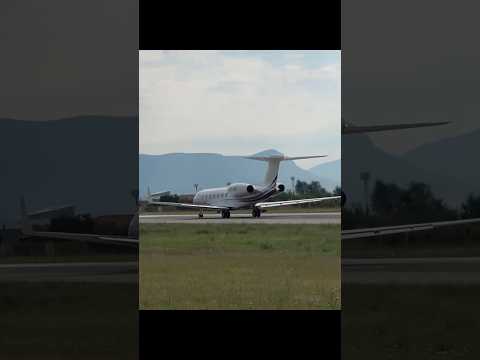 Gulfstream G650 A7-CGE Takeoff – Pure Power!