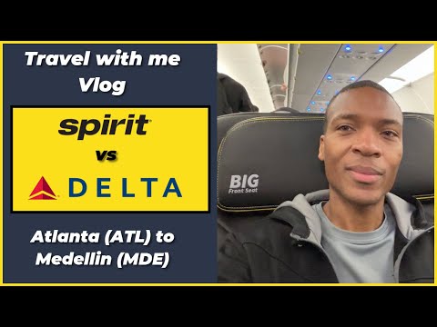 Travel with Me | Spirit Airlines Big Front Seat Review | ATL to MDE