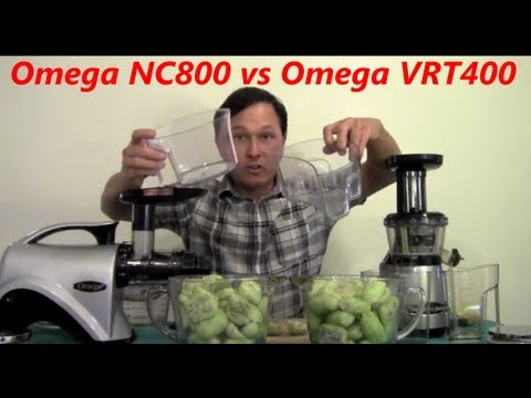 Omega NC800 vs Omega VRT400 Slow Juicer Comparison Review