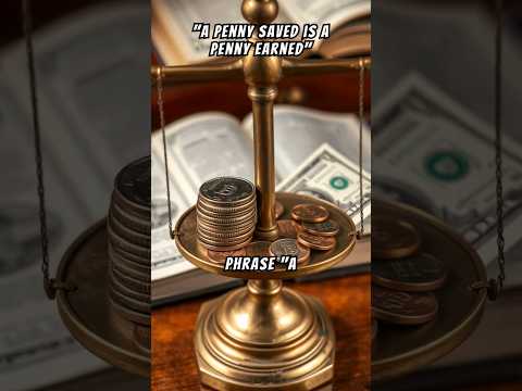 What Does 'A Penny Saved Is A Penny Earned' Mean? #shorts #shortstrending  #english
