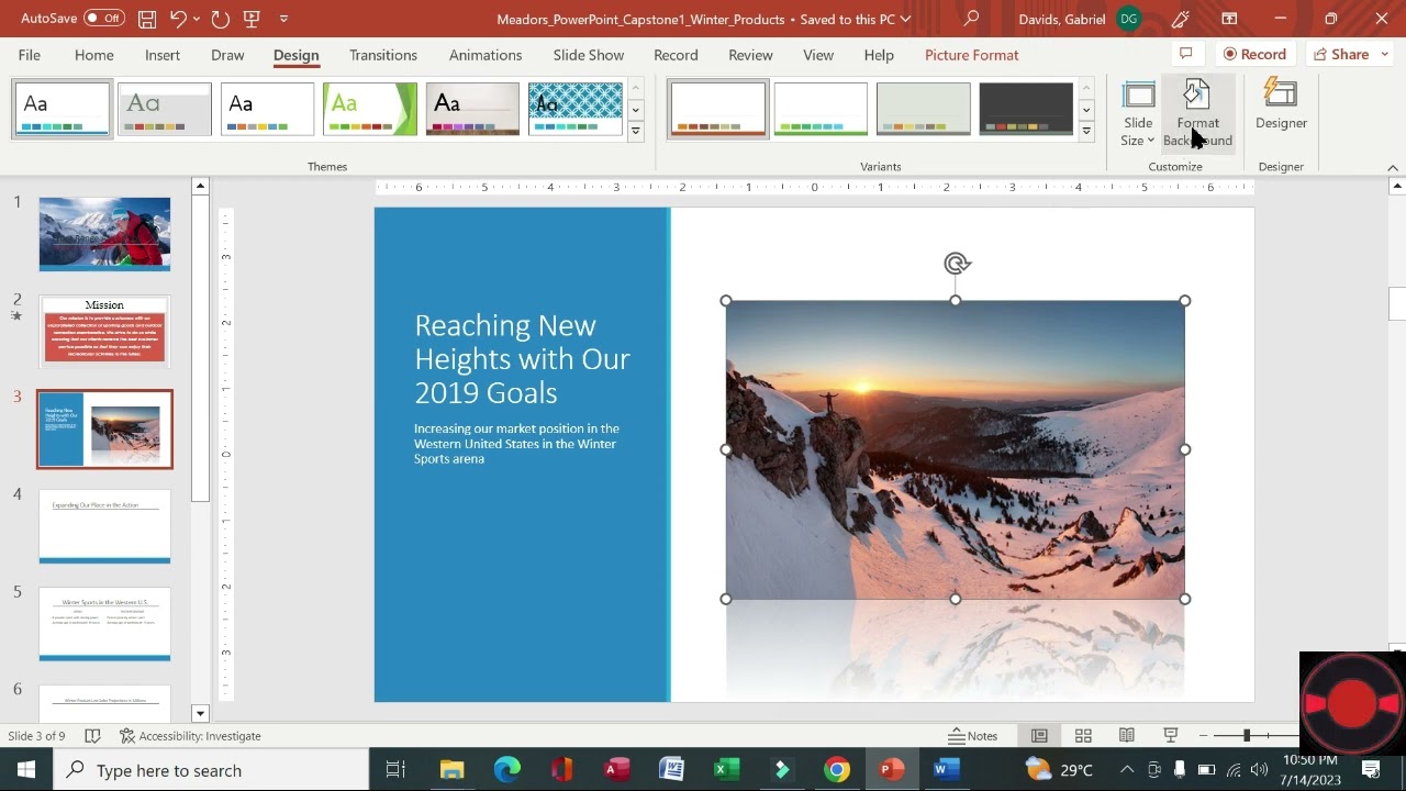 PowerPoint_Introductory_Capstone1_Winter_products #Capstone1Winterproducts #WinterProducts1.3 #PPT