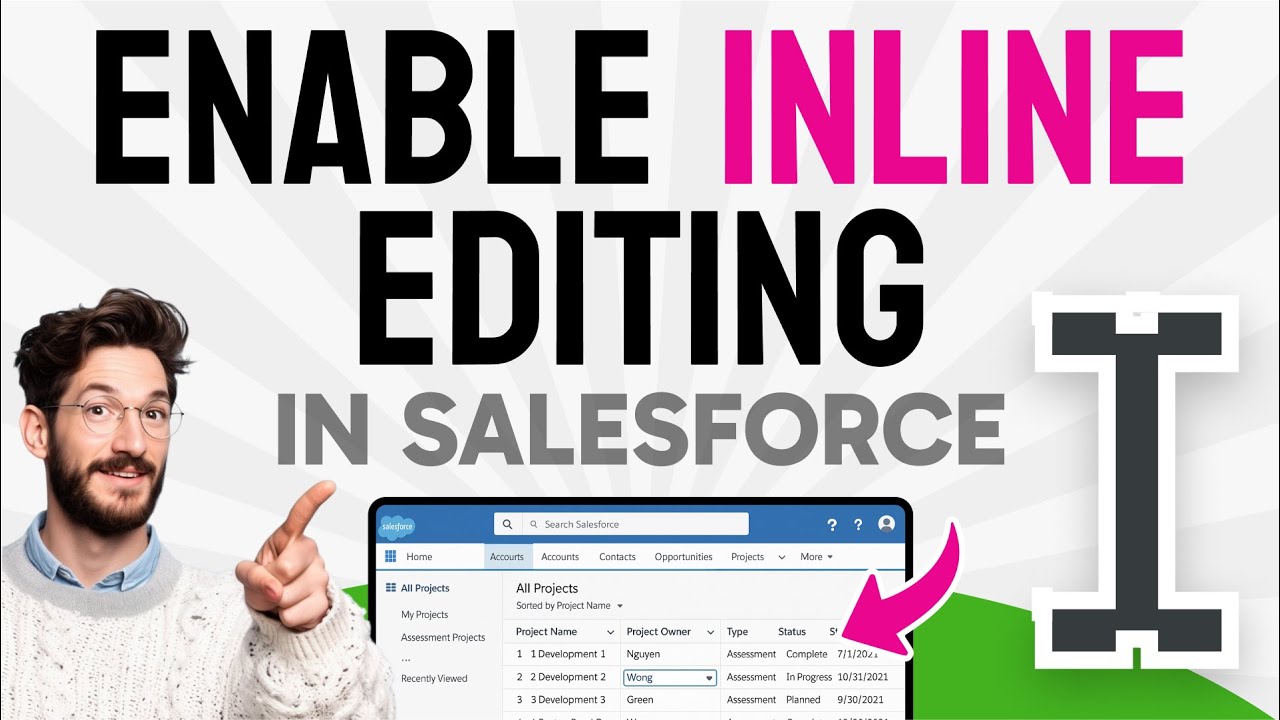 How to ENABLE Inline Editing in Salesforce (Step by Step)