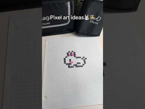 🐰Mini Pixel art ideas✨! #pixel #pixelartideas #pixelart #art #roomdecor