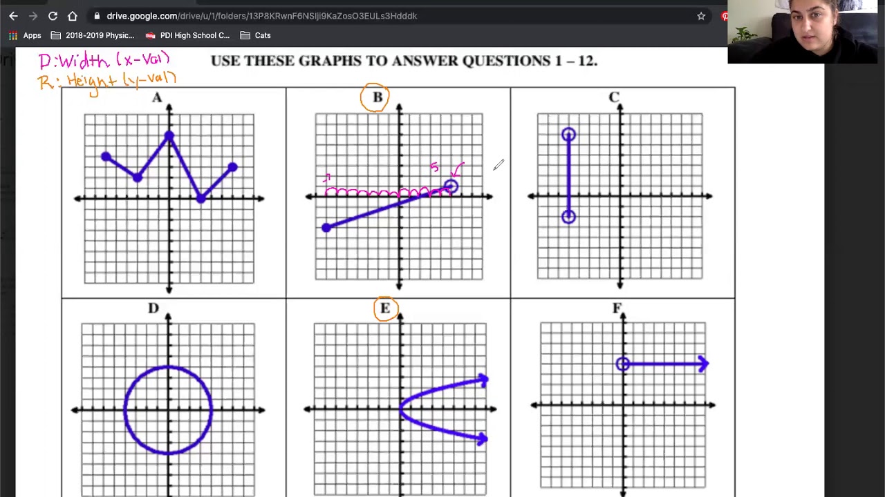 Domain and Range (Homework #2)