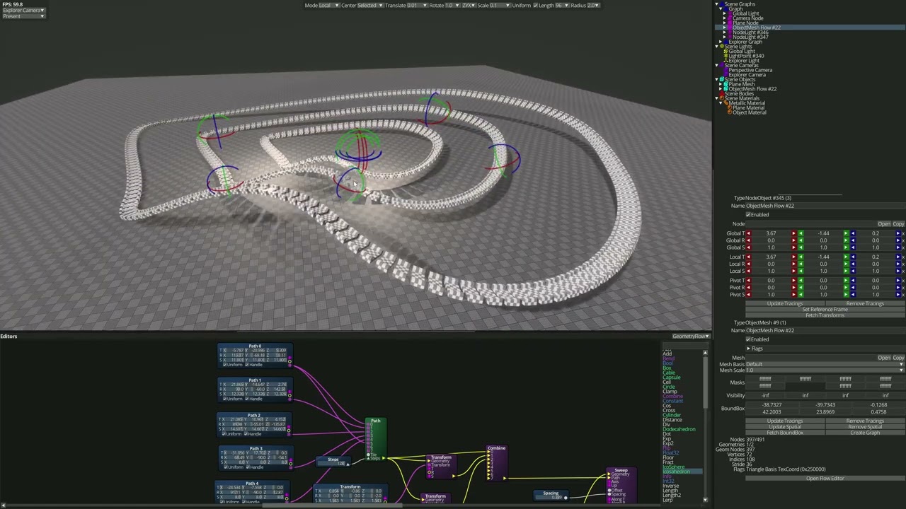 [Tellusim Engine SDK] GeometryFlow Path Node