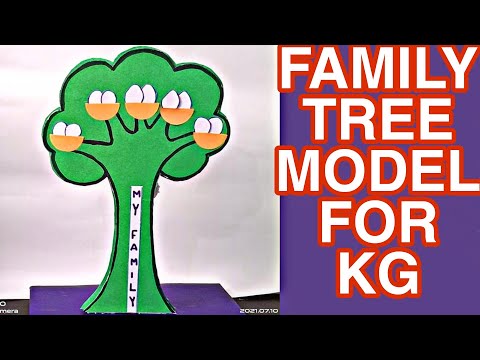 Family Tree Model For School Project | Family tree project ideas | How to make Family tree projects