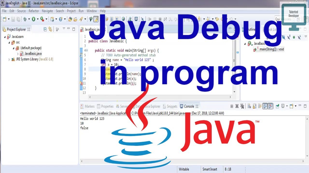 6.How to debug in Java Eclipse