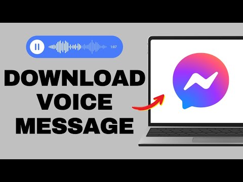 How To Download Voice Message From Messenger On PC/Laptop