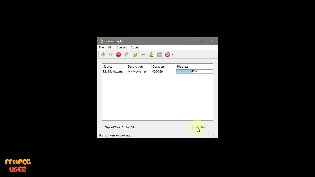 Feature rich QWinFF is one of the best free GUI front ends for FFMPEG
