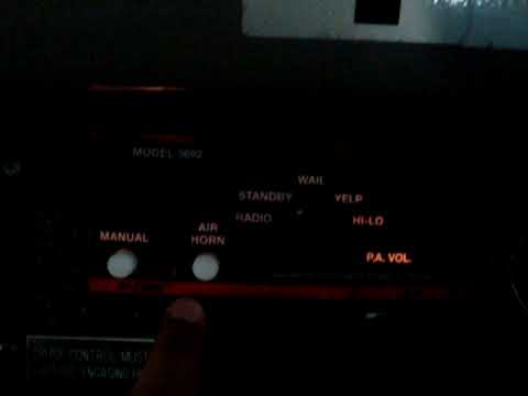 Code 3 V-Con Siren Demo