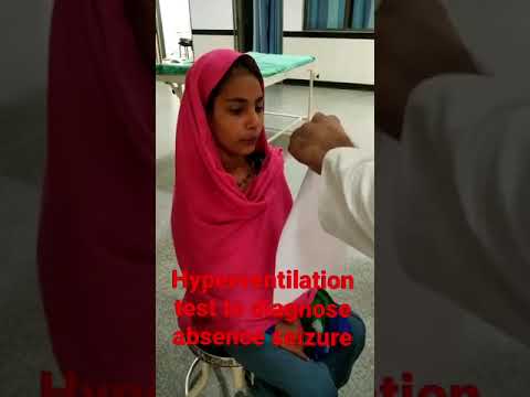 #HYPERVENTILATION TEST TO DIAGNOSE ABSENCE SEIZURE