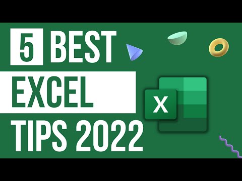 2022 Top 5 Excel skills