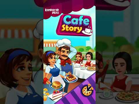 Cooking cafe story | #cooking #cafe gameplay | rendered ideas games |infinite gaming |1 to 5 leval