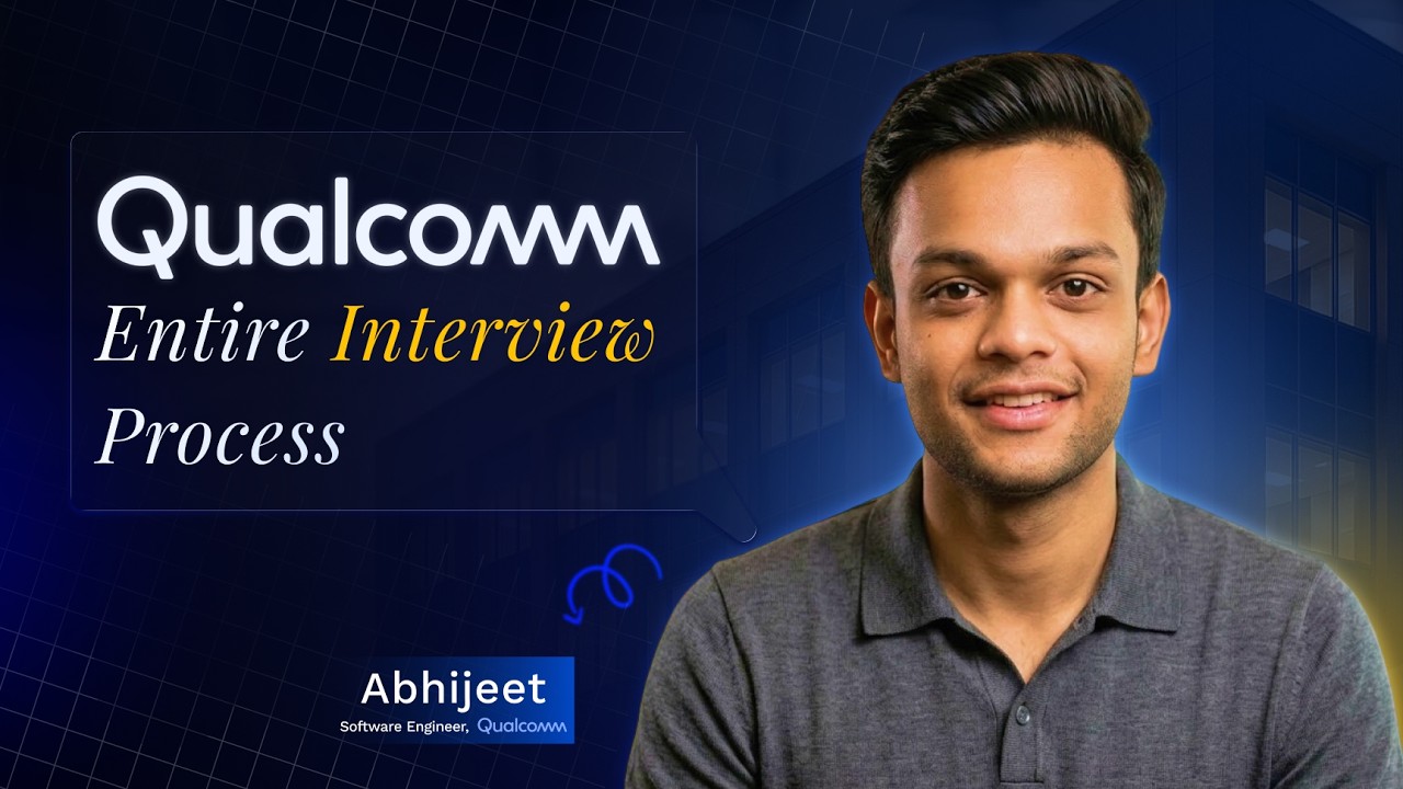 Qualcomm Interview Experience | Complete Preparation Strategy for 50+ LPA | SDE Roles