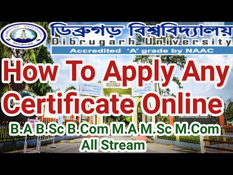 How To Apply Any Certificate Online || Original,Migration, Registration Correction, Name Correction