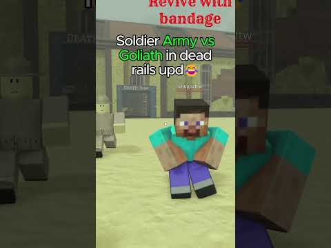 AMRY GLITCH VS GOLIATH in Dead Rails Roblox Update (No Script): Dead Rails Bonds Guide #deadrails