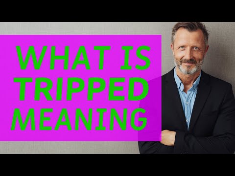 Tripped | Meaning of tripped π π