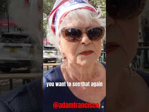 Liberal woman doesnβt like my Elon Musk 2028 flag