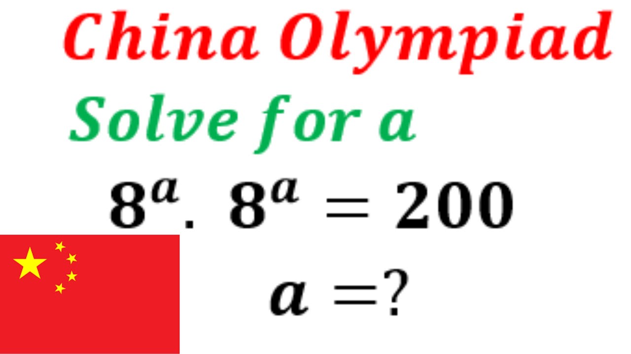 Solving Advanced Math Problem: China Olympiad Maths