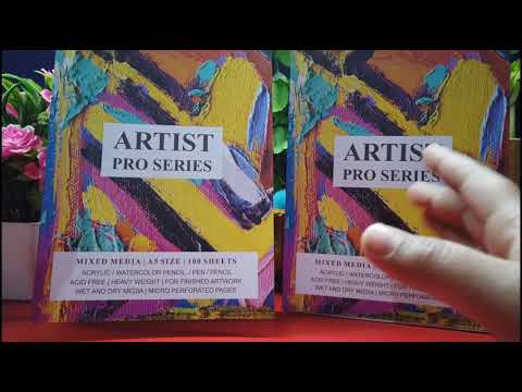 Amazon Artist Pro series Mixed Media sketch book unboxing and review