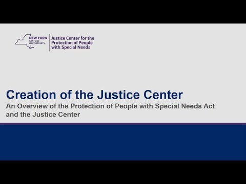 Creation of the New York State Justice Center