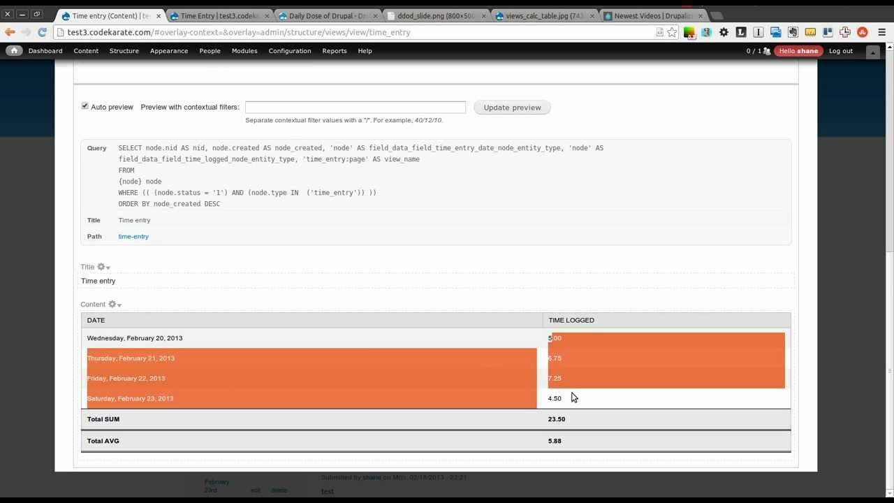 Drupal 7 Views Calc Module - Daily Dose of Drupal episode 114